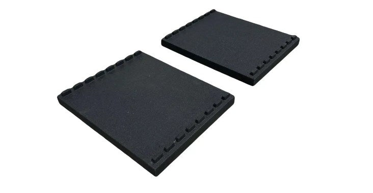 Stackable Deadlift Blocks SBR Rubber Pair | RAW Fitness Equipment